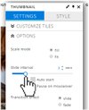 Customizing Thumbnail Gallery Slide Behavior