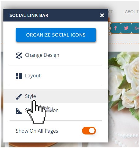 Social Link Bar