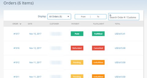 Managing Your Orders