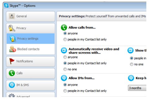 Adding a Skype contact button on your website