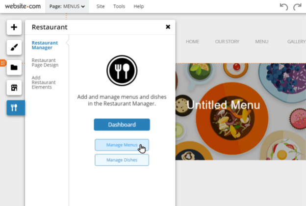 Creating a New Restaurant Menu