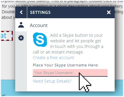 Adding a Skype contact button on your website