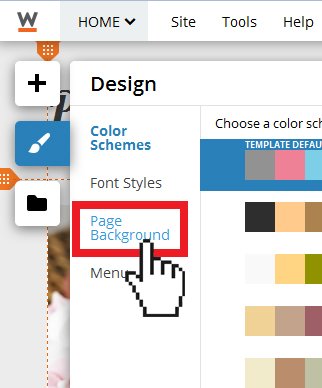 Customizing Page Background