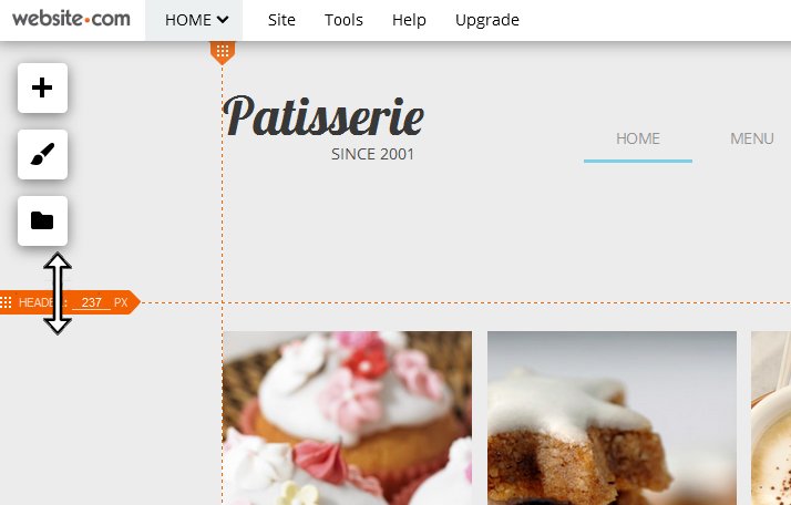 Customizing Header Height Customizing Header Height